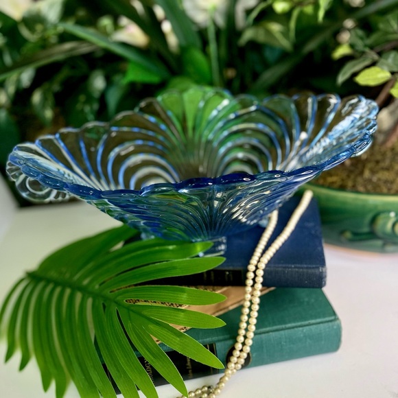 Cambridge Caprice | Dining | Cambridge Caprice Moonlight Blue Glass ...